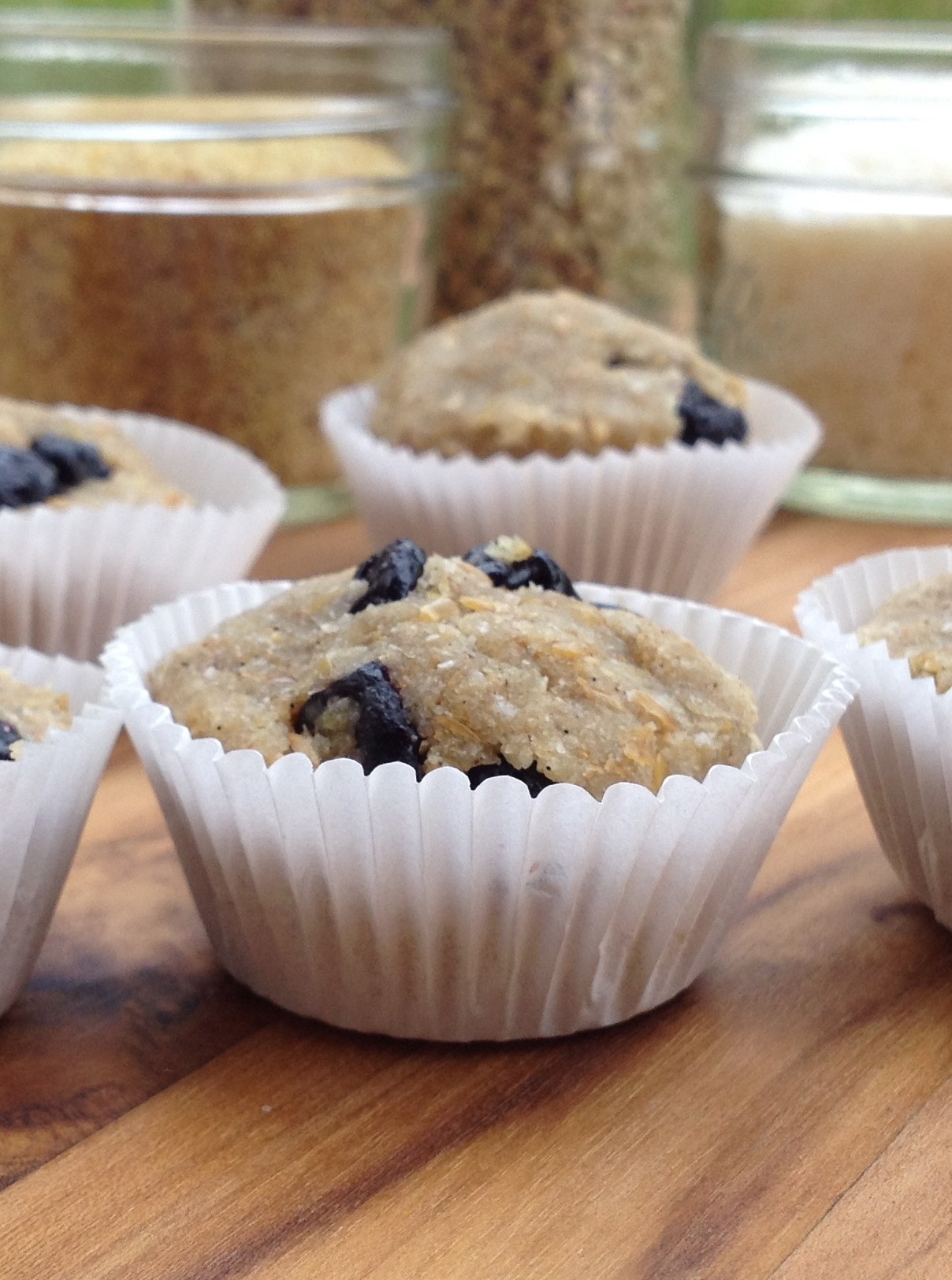 Raw Mini Blueberry Muffins - Feasting on Fruit