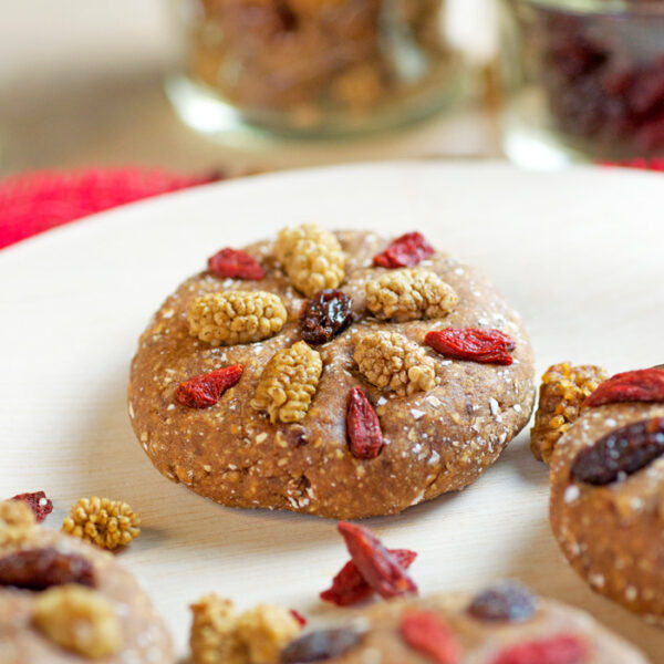 Bejeweled Maca Cookies | No-Bake, Gluten-Free, Vegan