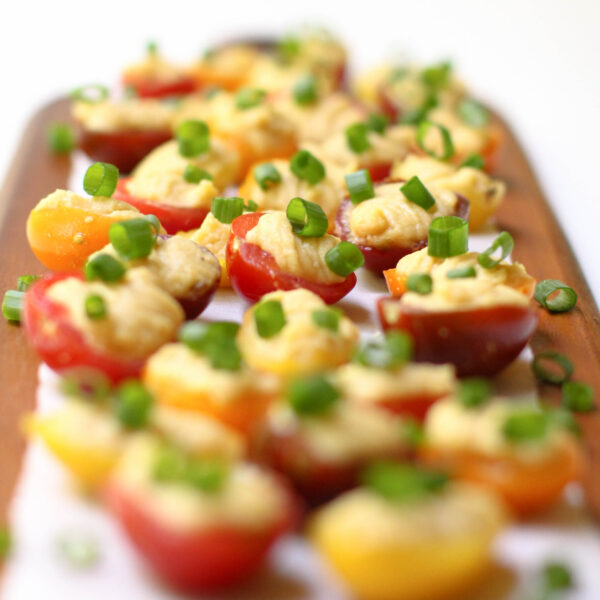 Cherry Tomato Bites - Feasting on Fruit