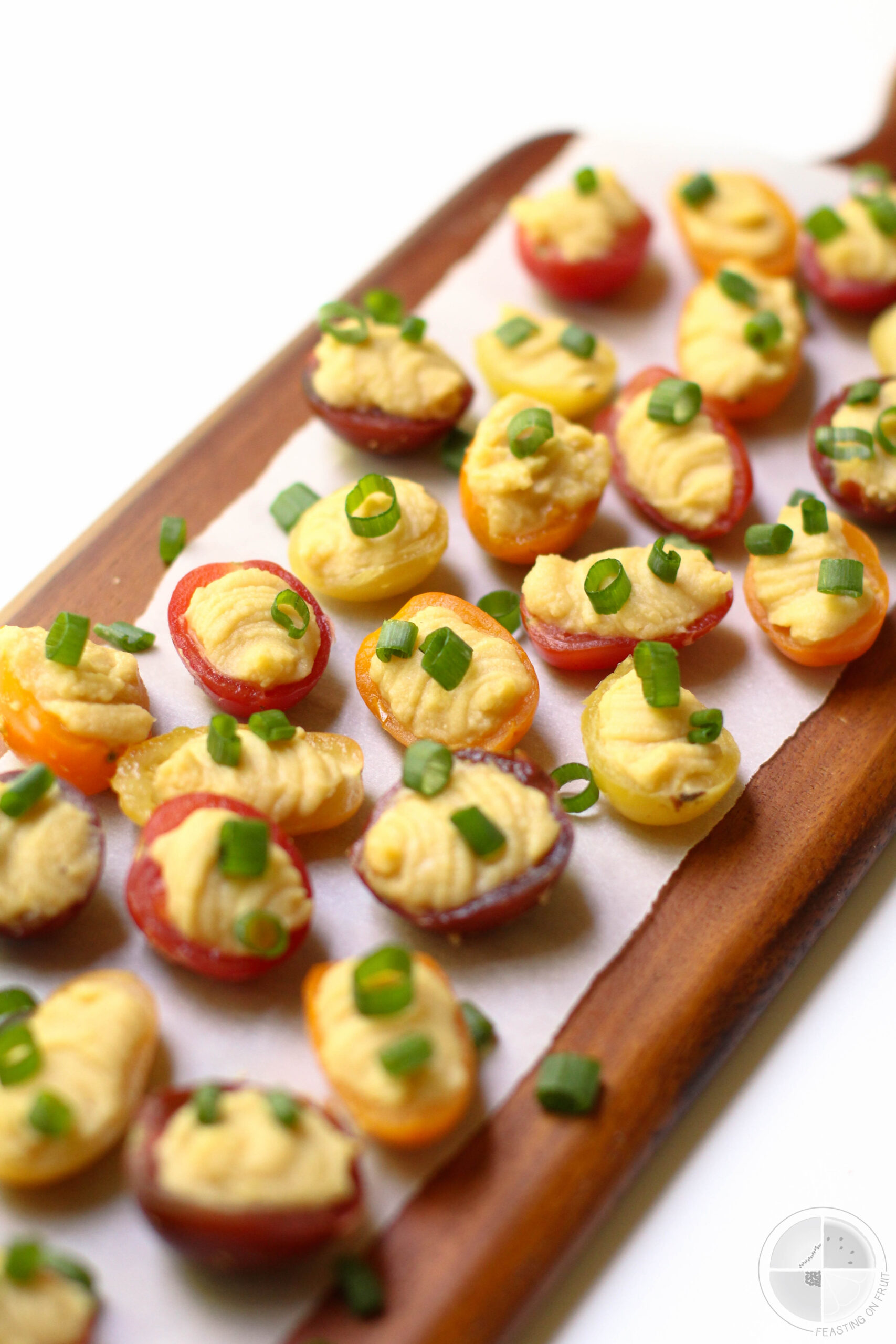 Cherry Tomato Bites - Feasting on Fruit