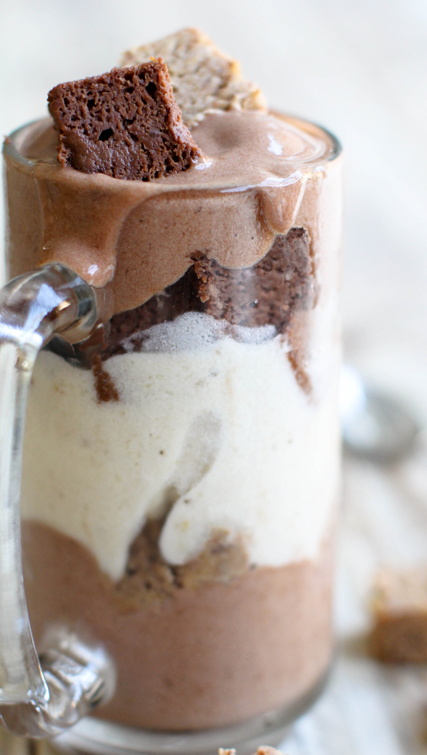 Chocolate + Vanilla Cake Parfait - Feasting on Fruit