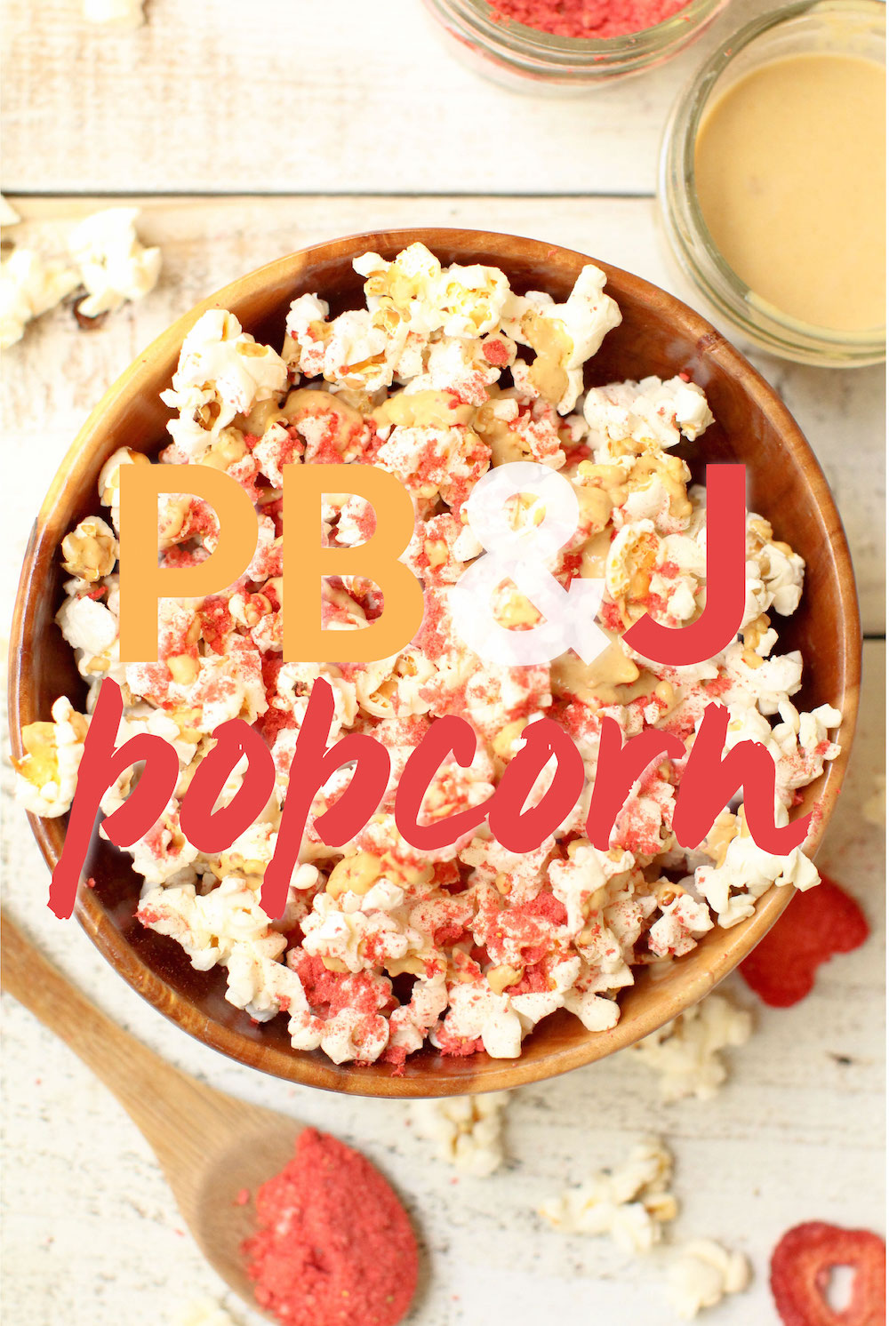 PB&J Popcorn - Feasting on Fruit