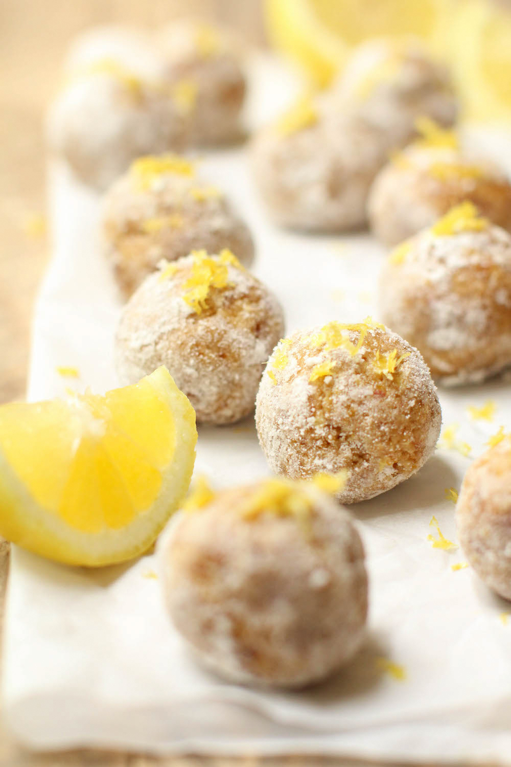 Lemon Millet Bliss Balls - Feasting on Fruit