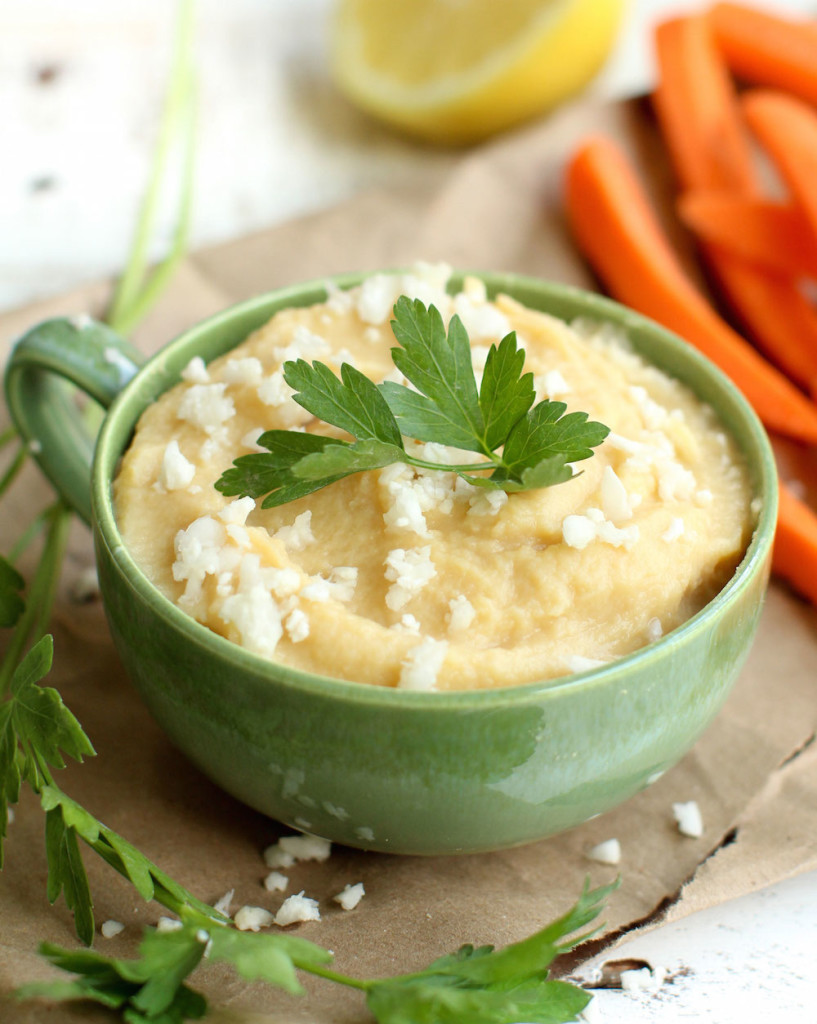 Cauliflower Hummus - Feasting on Fruit