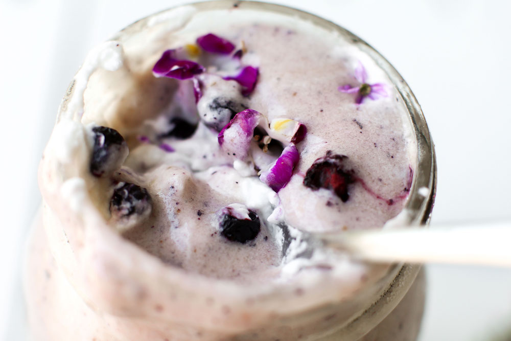 Purple Power Parfait | Vegan Purple Sweet Potato Recipe
