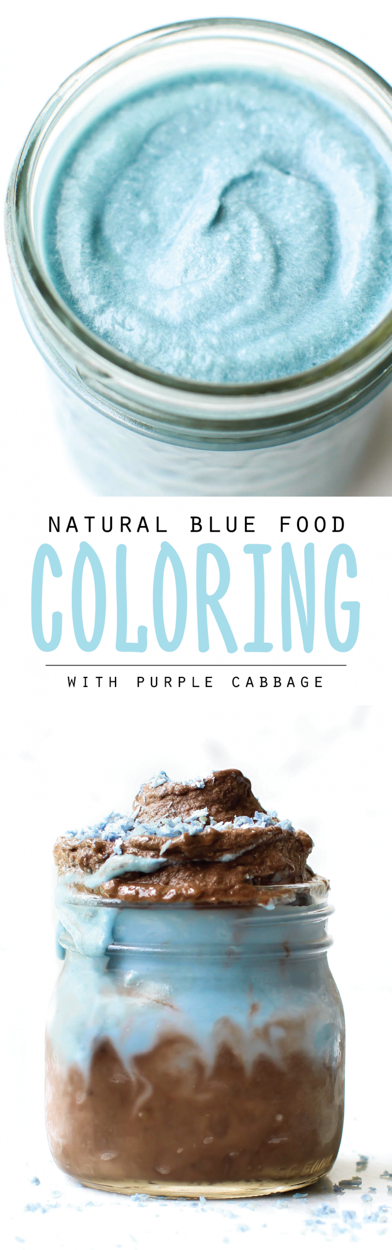 Natural Blue Food Coloring with Red Cabbage {VIDEO}