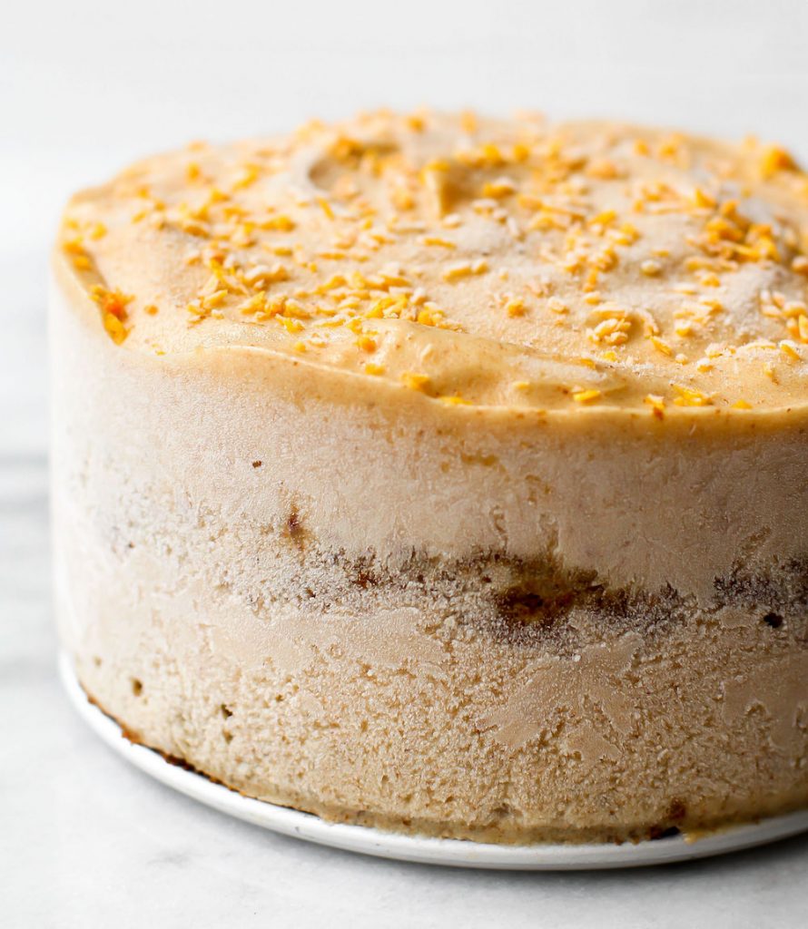 Carrot Cake Ice Cream Cake - Feasting on Fruit