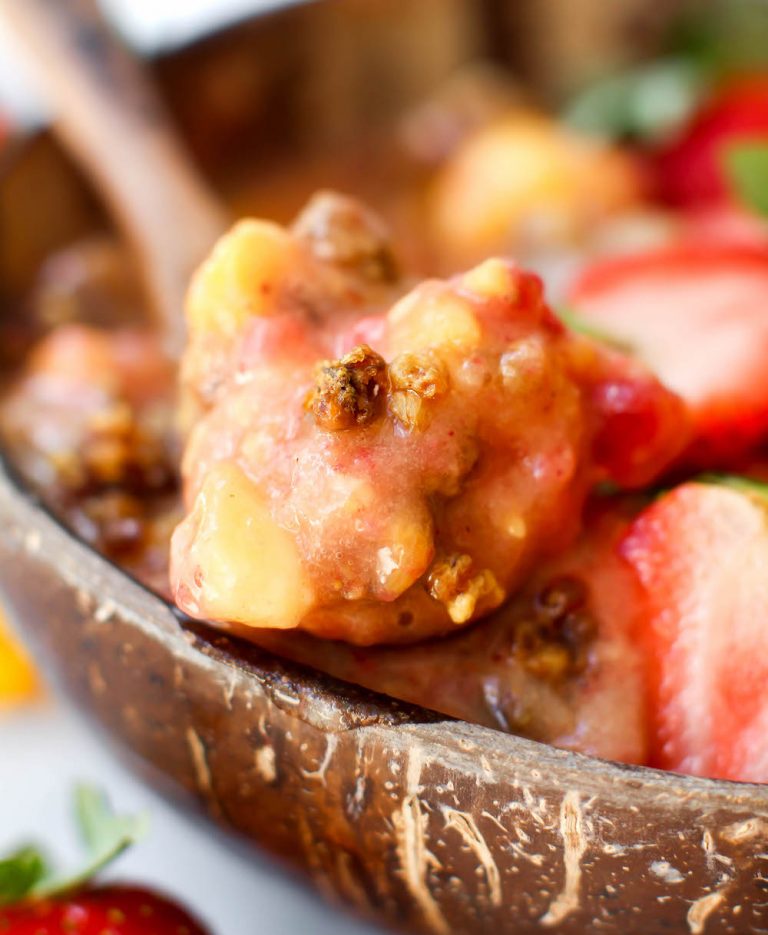 Mango Strawberry Raw Cereal | Vegan & 100% Fruit