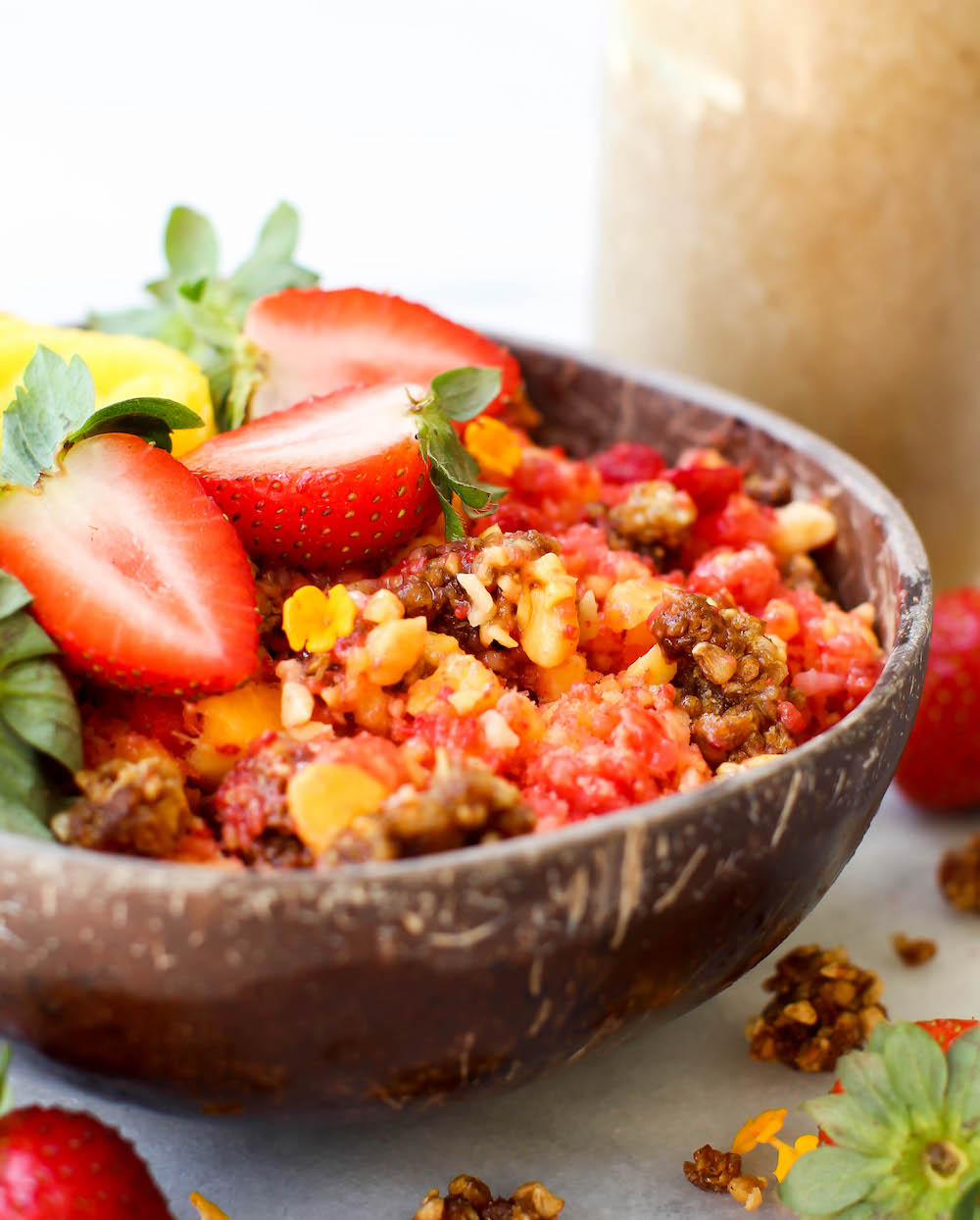 Mango Strawberry Raw Cereal | Vegan & 100% Fruit