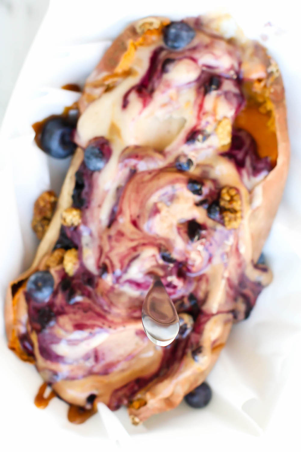 Sweet Potato Nice Cream Split | Vegan and Healthy