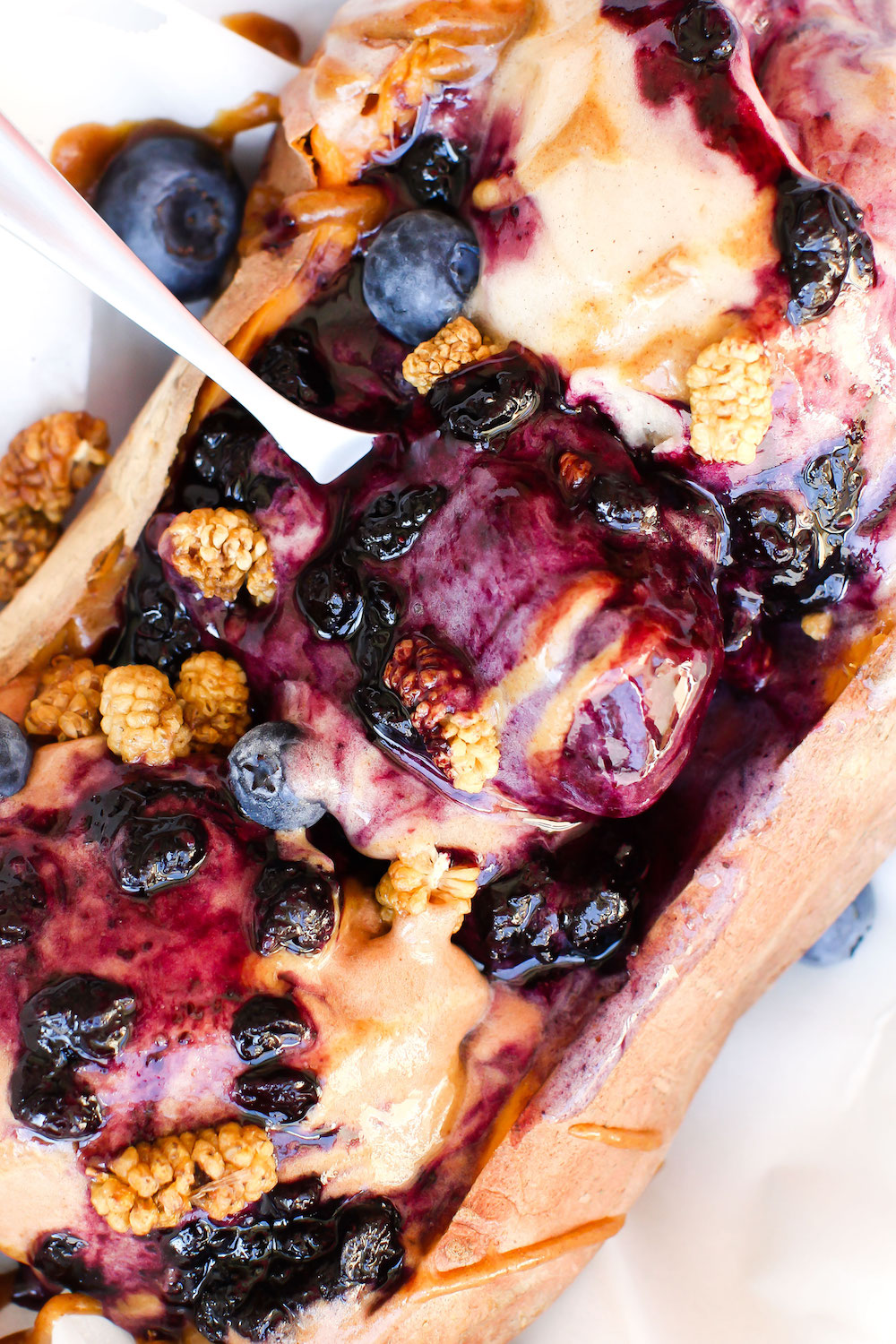 Sweet Potato Nice Cream Split | Vegan and Healthy