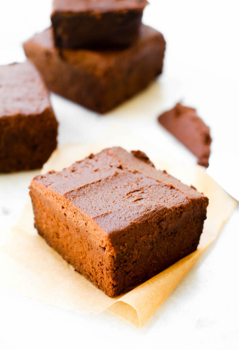 Vegan Fudgy Low-Fat Brownies | Gluten-Free & Date-Sweetened