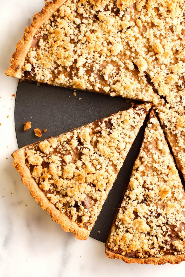 Almond & Medjool Date Tart | Vegan, Gluten-Free, Oil-Free
