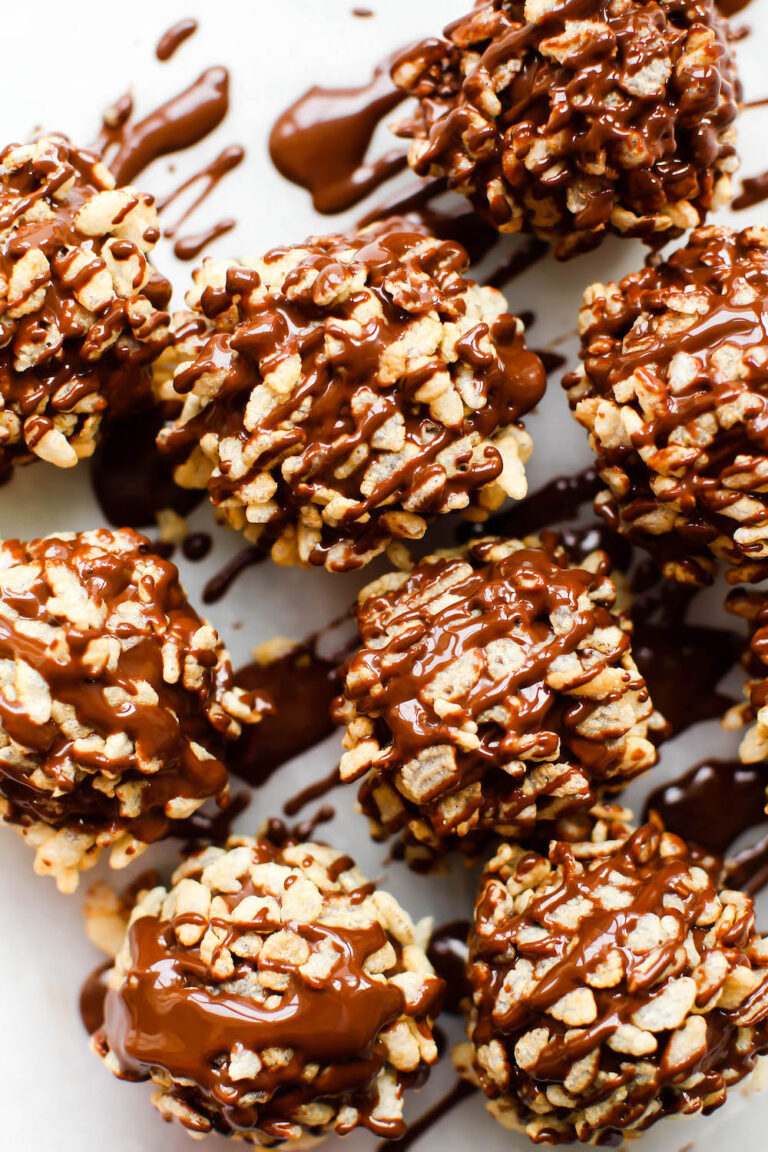 Rice Crispy Crunch Chocolate Truffles | Healthy Vegan Decadence