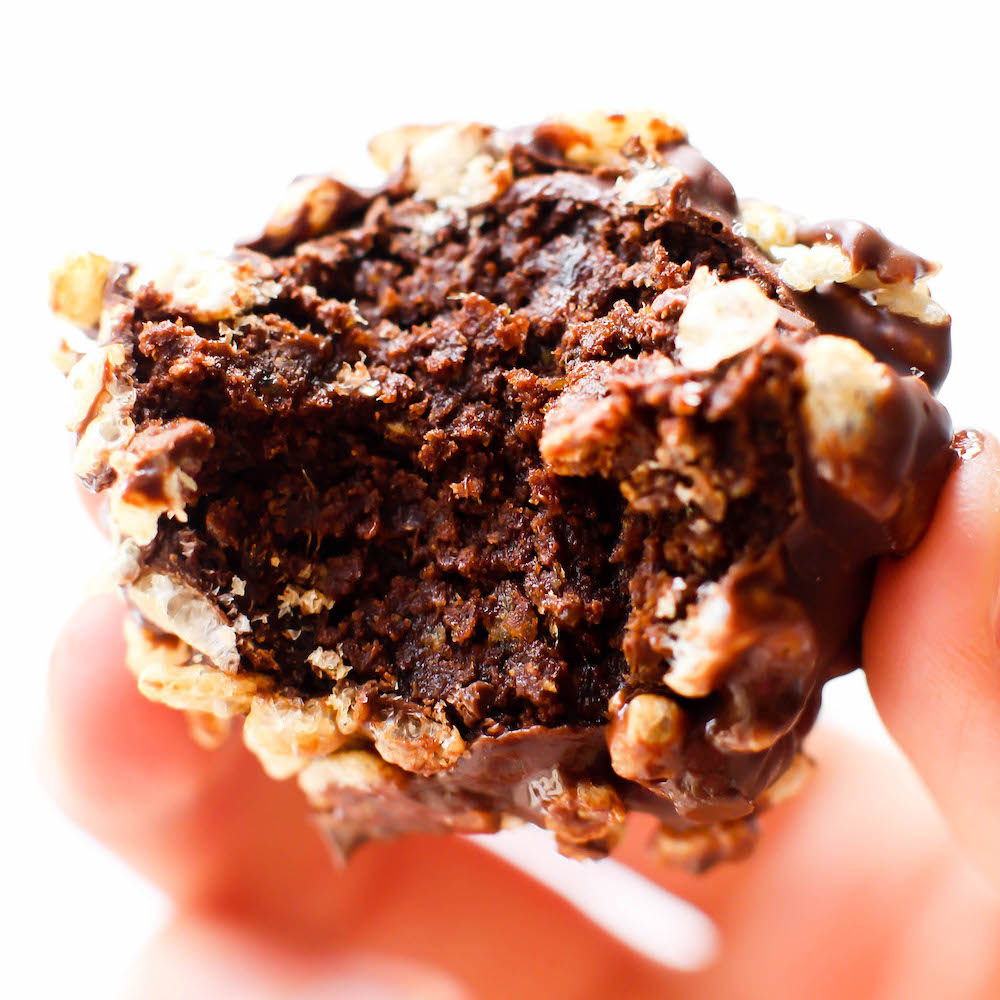 Rice Crispy Crunch Chocolate Truffles | Healthy Vegan Decadence