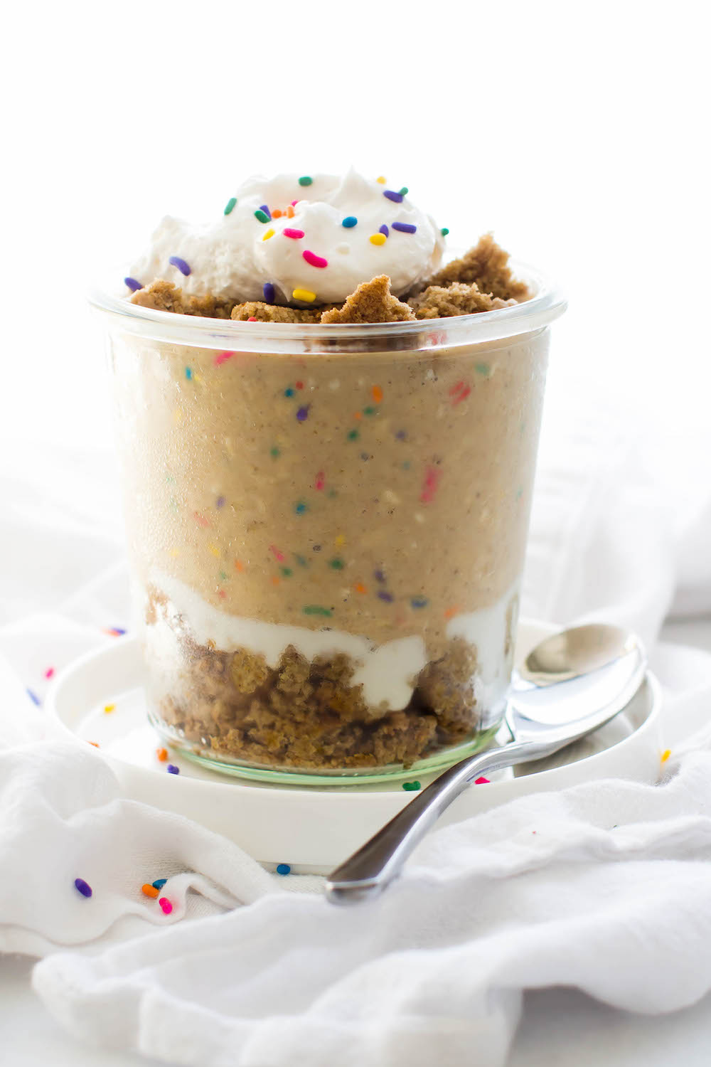 Birthday Cake Overnight Oat Parfait (Vegan & Gluten-Free)