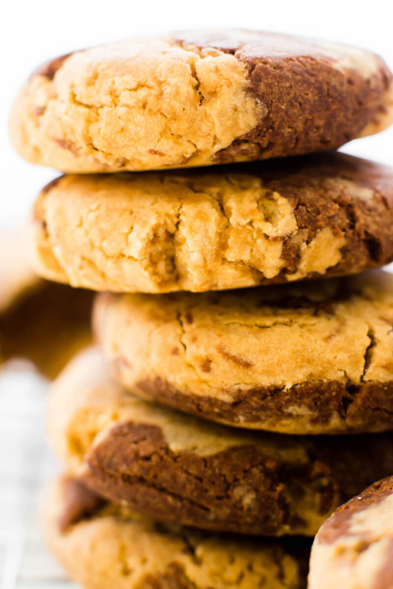 Chocolate & Vanilla Marble Cookies {Vegan, Gluten-Free, Oil-Free}