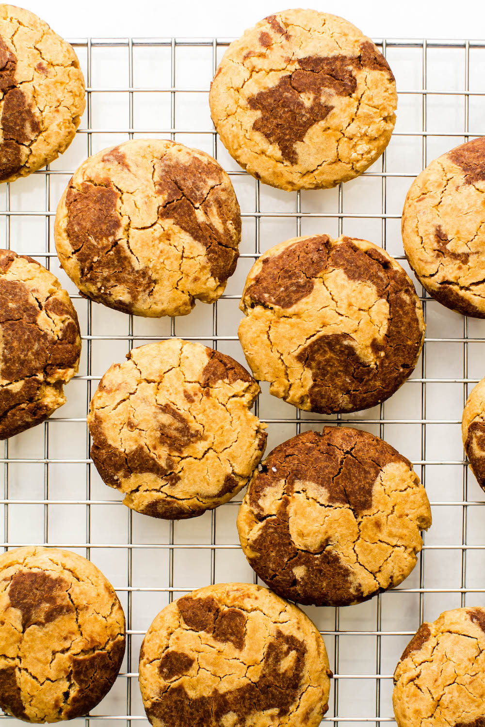 Chocolate & Vanilla Marble Cookies {Vegan, Gluten-Free, Oil-Free}