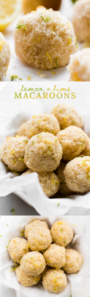 Lemon Lime Macaroons {Vegan & Oil-Free}