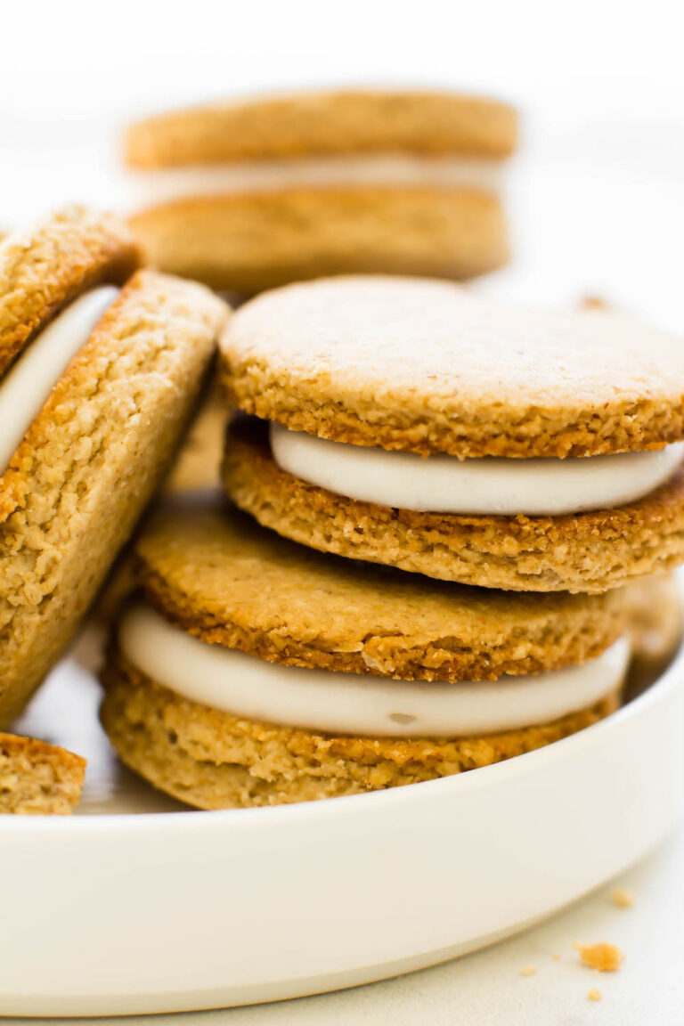 Homemade Golden Oreos | Vegan, Gluten-Free, Only 5 Ingredients!