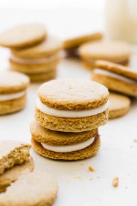 Homemade Golden Oreos | Vegan, Gluten-Free, Only 5 Ingredients!