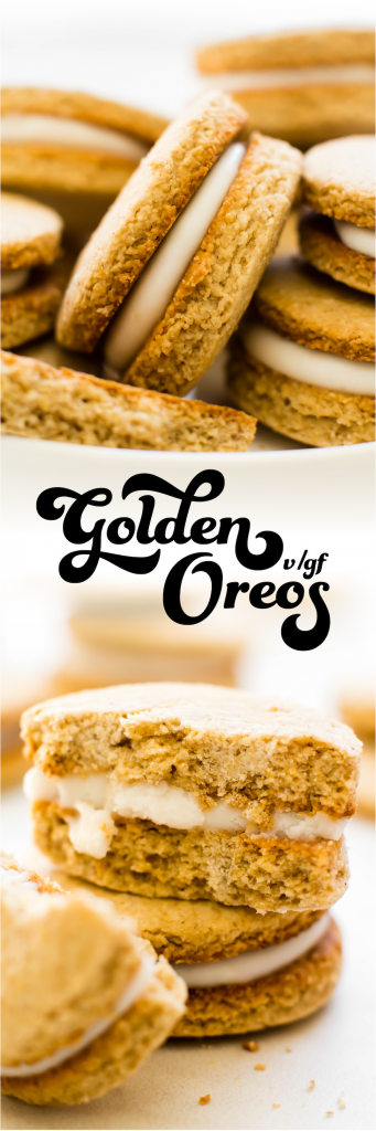 Homemade Golden Oreos | Vegan, Gluten-Free, Only 5 Ingredients!