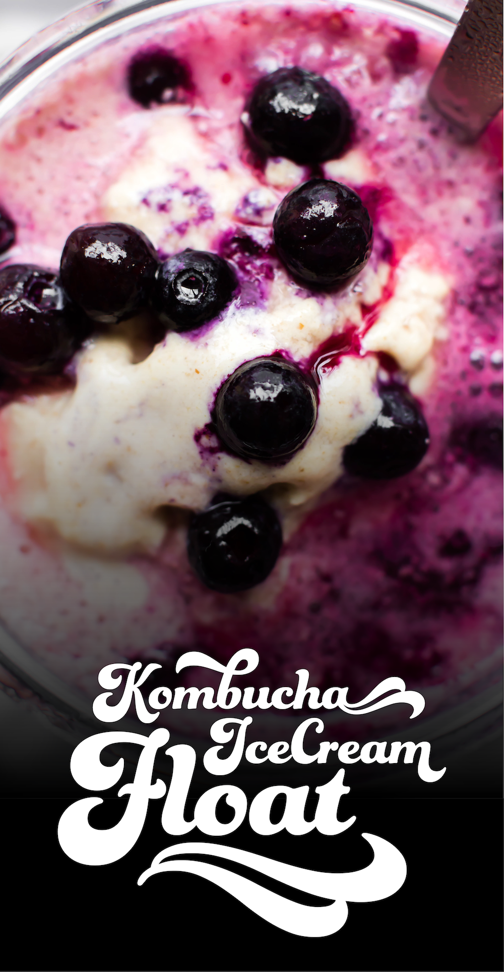 Kombucha Ice Cream Float (with endless flavor variations!)