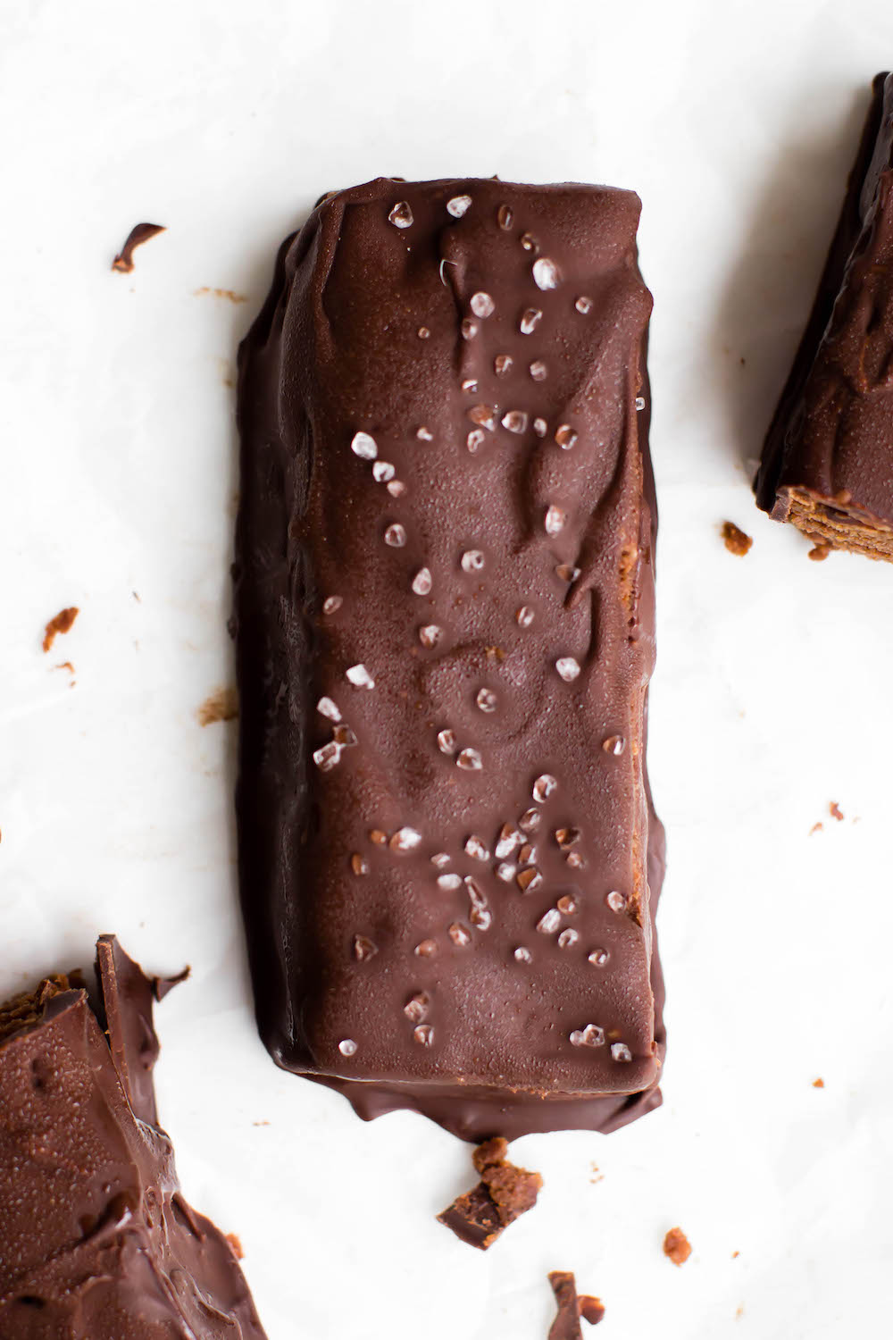 Salted Chocolate Truffle Bars | Easy Vegan Recipe