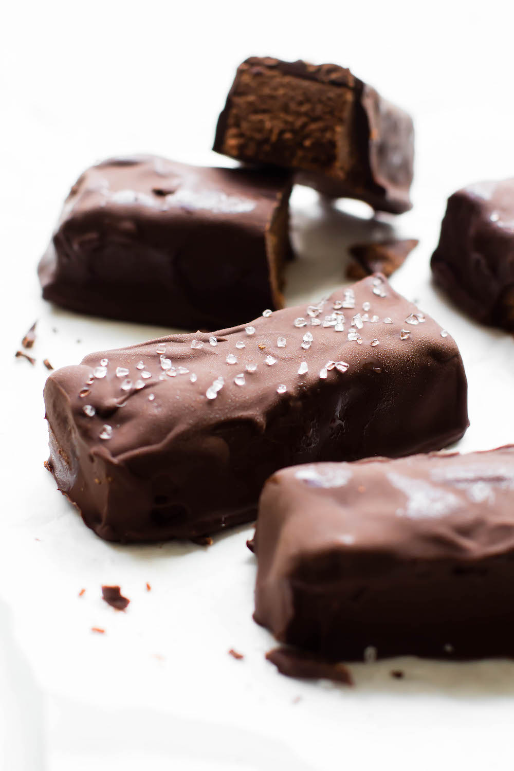 Salted Chocolate Truffle Bars | Easy Vegan Recipe