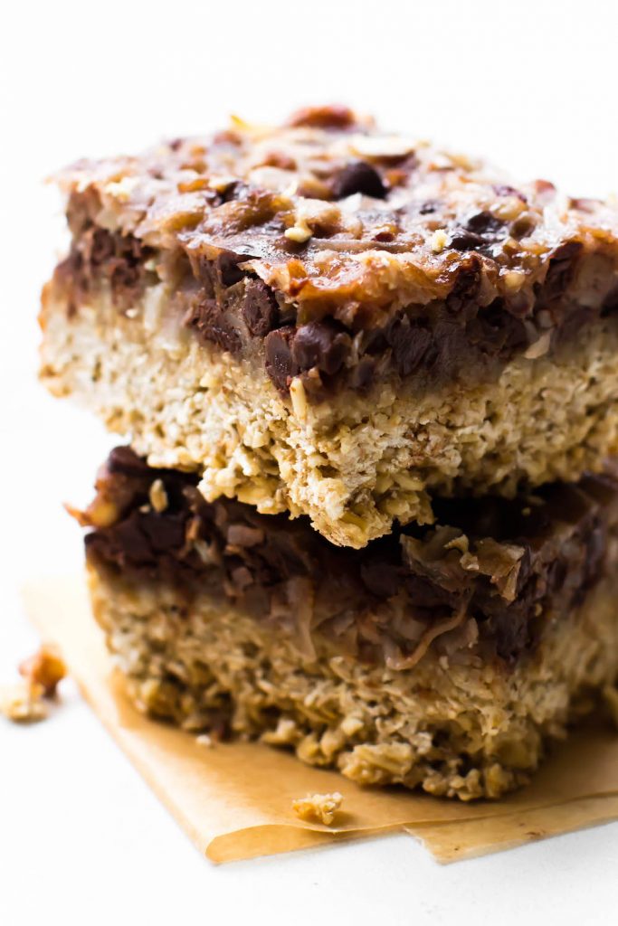 Vegan Magic Cookie Bars (without sweetened condensed milk!)