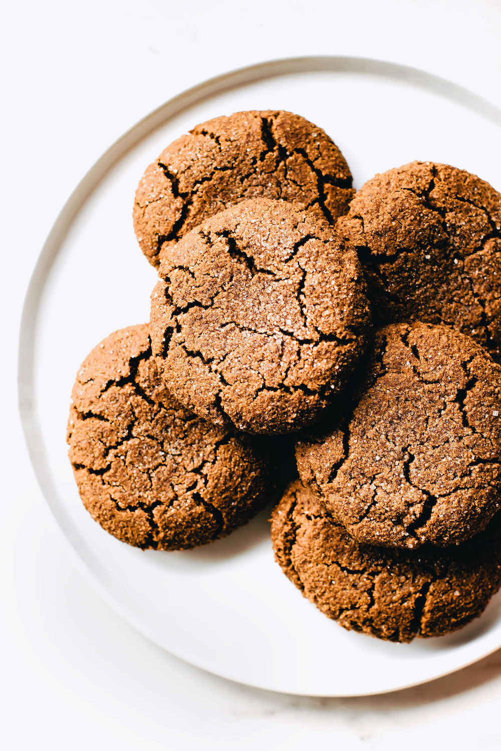 Soft-Baked Ginger Molasses Cookies | Vegan, Gluten-Free, Paleo