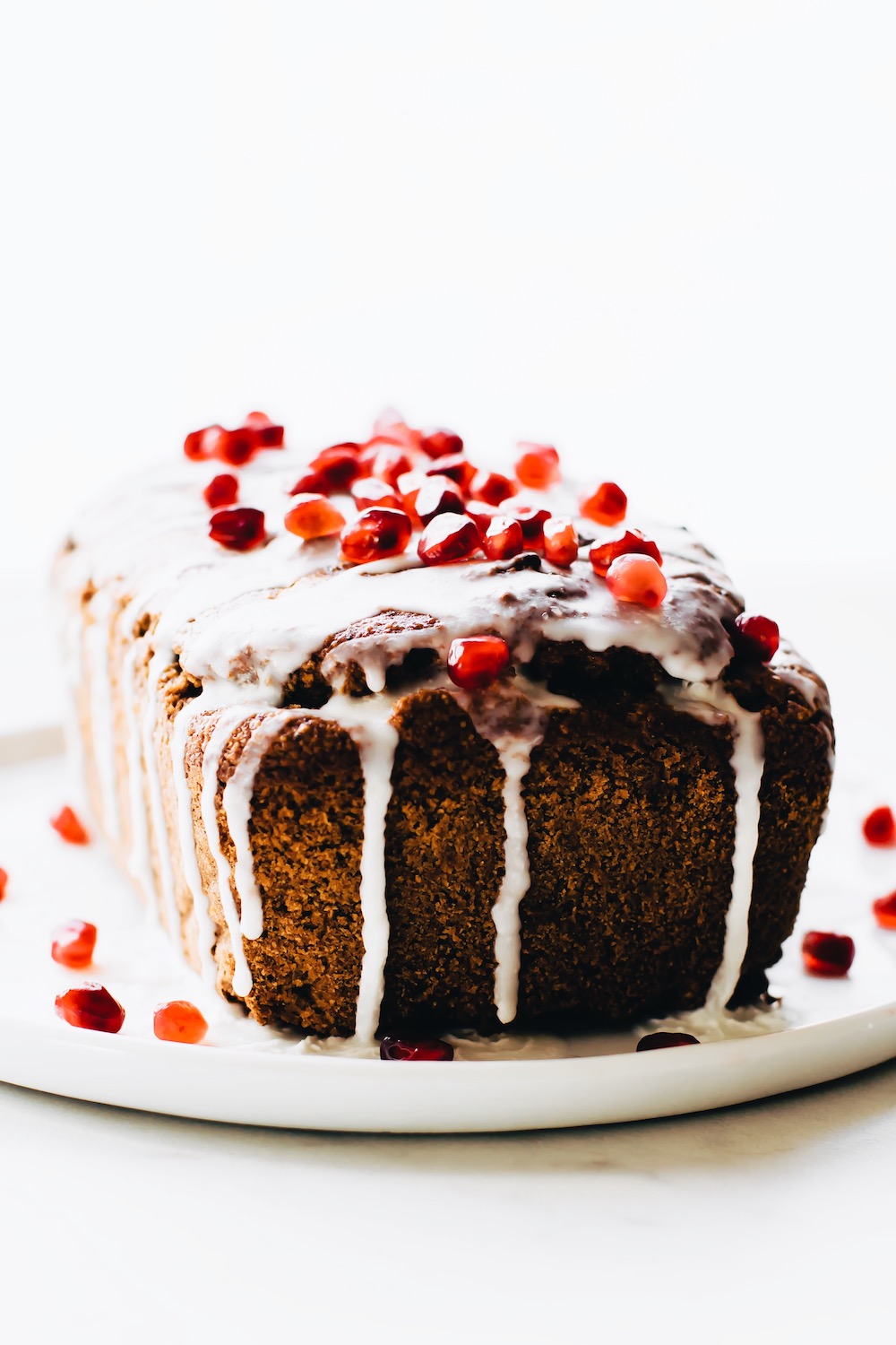 Glazed Gingerbread Loaf (Vegan + Gluten-Free) | Feasting on Fruit