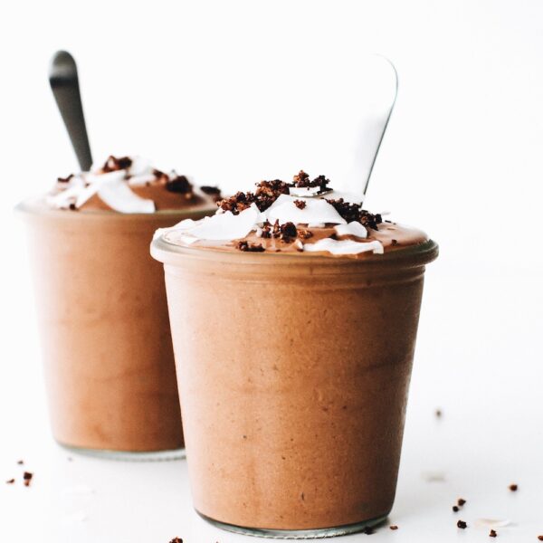Vegan Chocolate Hazelnut Shake (or Frosty!) | Feasting on Fruit
