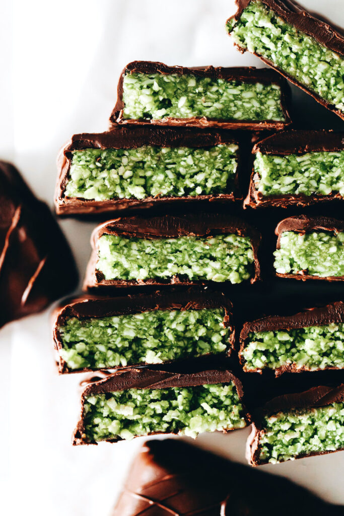 Matcha Coconut Bars (vegan + paleo) | Feasting on Fruit