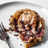 "Snickers" Cinnamon Rolls (vegan + grain-free) | Feasting on Fruit