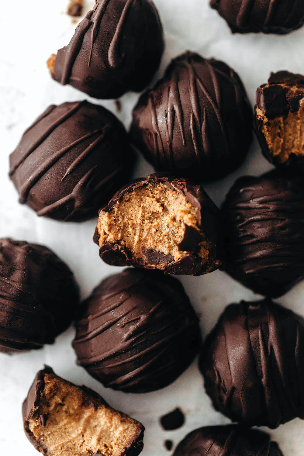 Cheesecake & Pumpkin Truffles (Vegan) | Feasting on Fruit