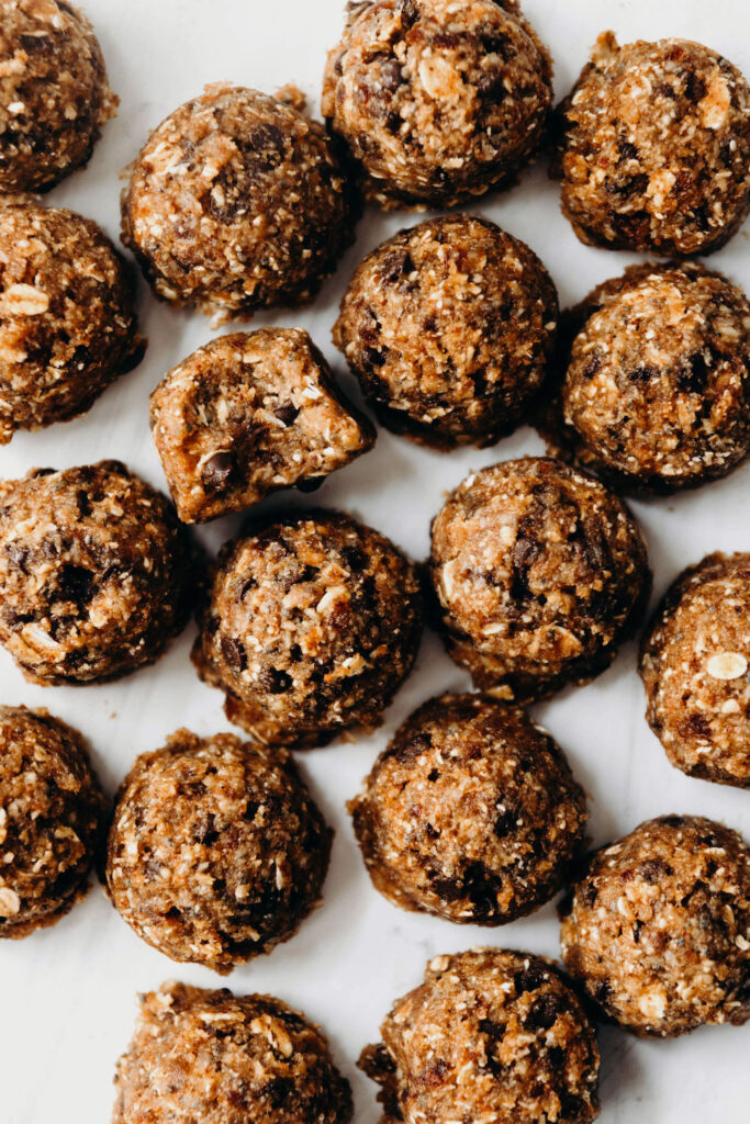 Almond Pulp Cookie Dough Bites (vegan + gluten-free) | Feasting on Fruit