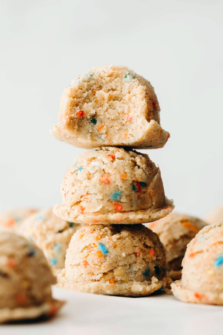 Funfetti Cake Batter Bites - Feasting on Fruit