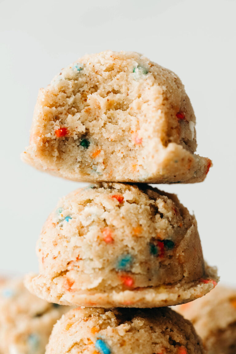 Funfetti Cake Batter Bites - Feasting on Fruit
