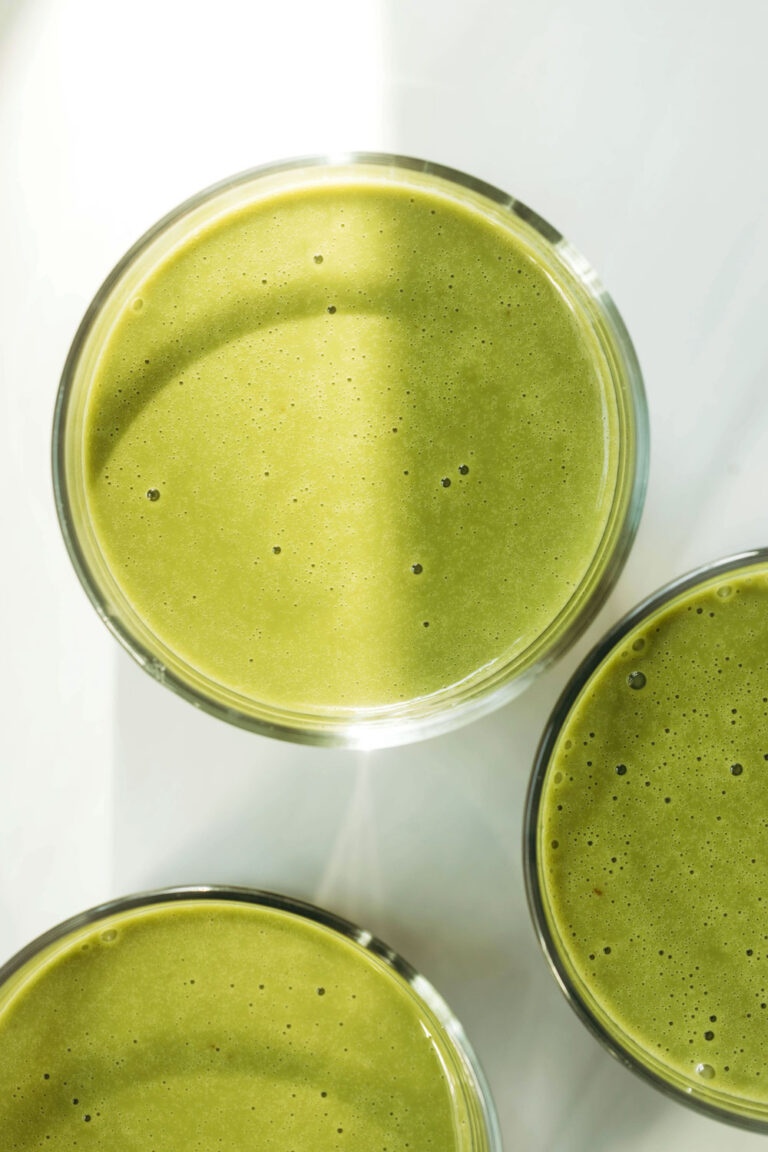 Chocolate Hazelnut Matcha Pudding (vegan + paleo) | Feasting on Fruit