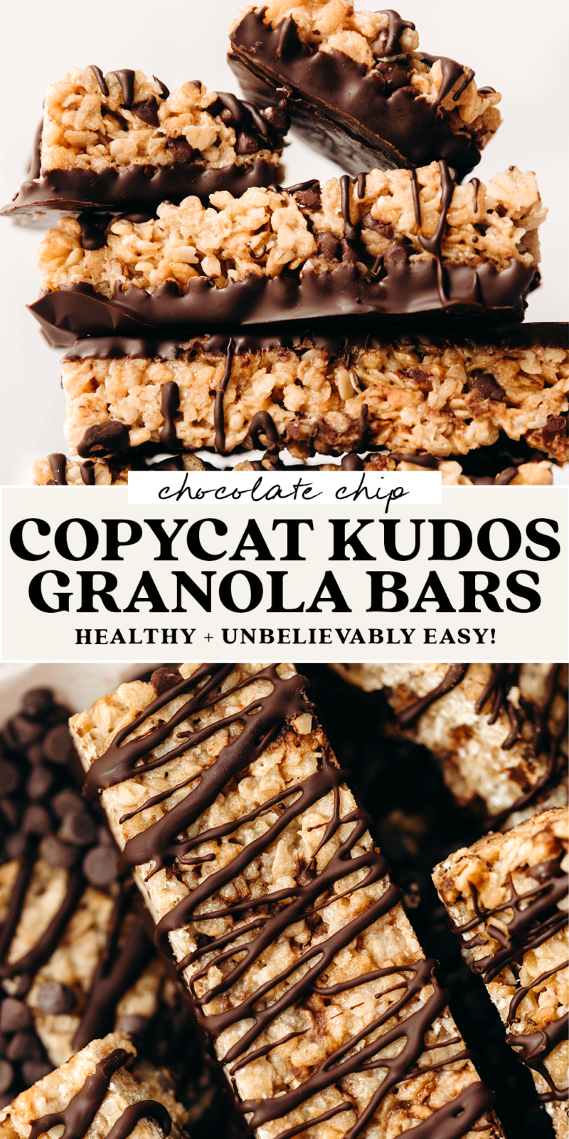 Copycat Kudos Granola Bars (EASY and healthier!) | Feasting on Fruit