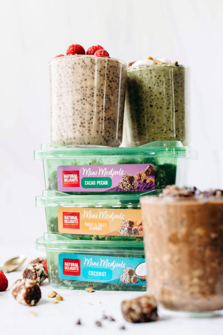 Dessert-Inspired Overnight Oatmeal (3 Ways!) | Feasting on Fruit