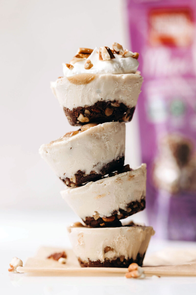 No-Bake Mini Cheesecakes (3 fall flavors!) | Feasting on Fruit