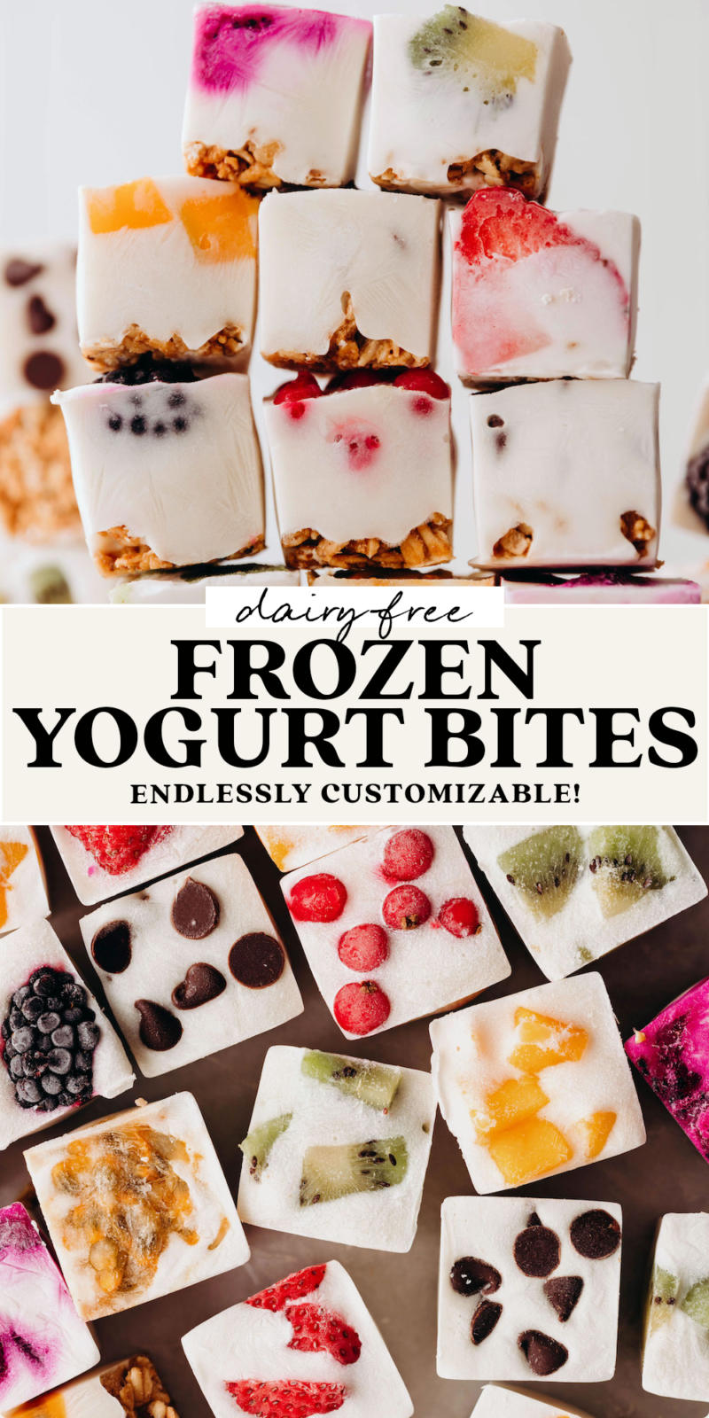 Dairy-Free Frozen Yogurt Bites | Feasting on Fruit