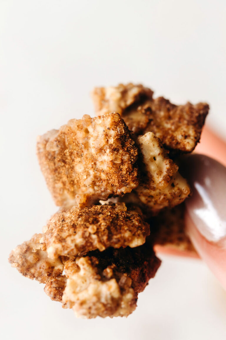 Chai Snickerdoodle Puppy Chow (vegan + nut-free) | Feasting on Fruit