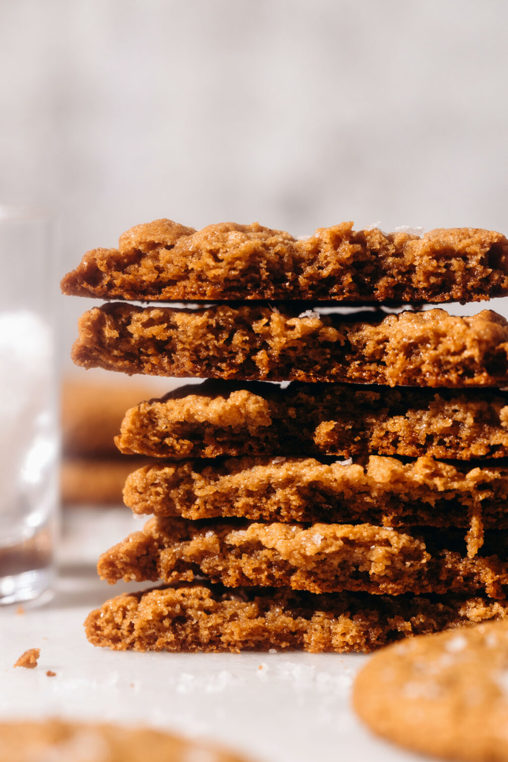 5 Ingredient Crispy Flourless Cookies (vegan + gluten-free) | Feasting ...