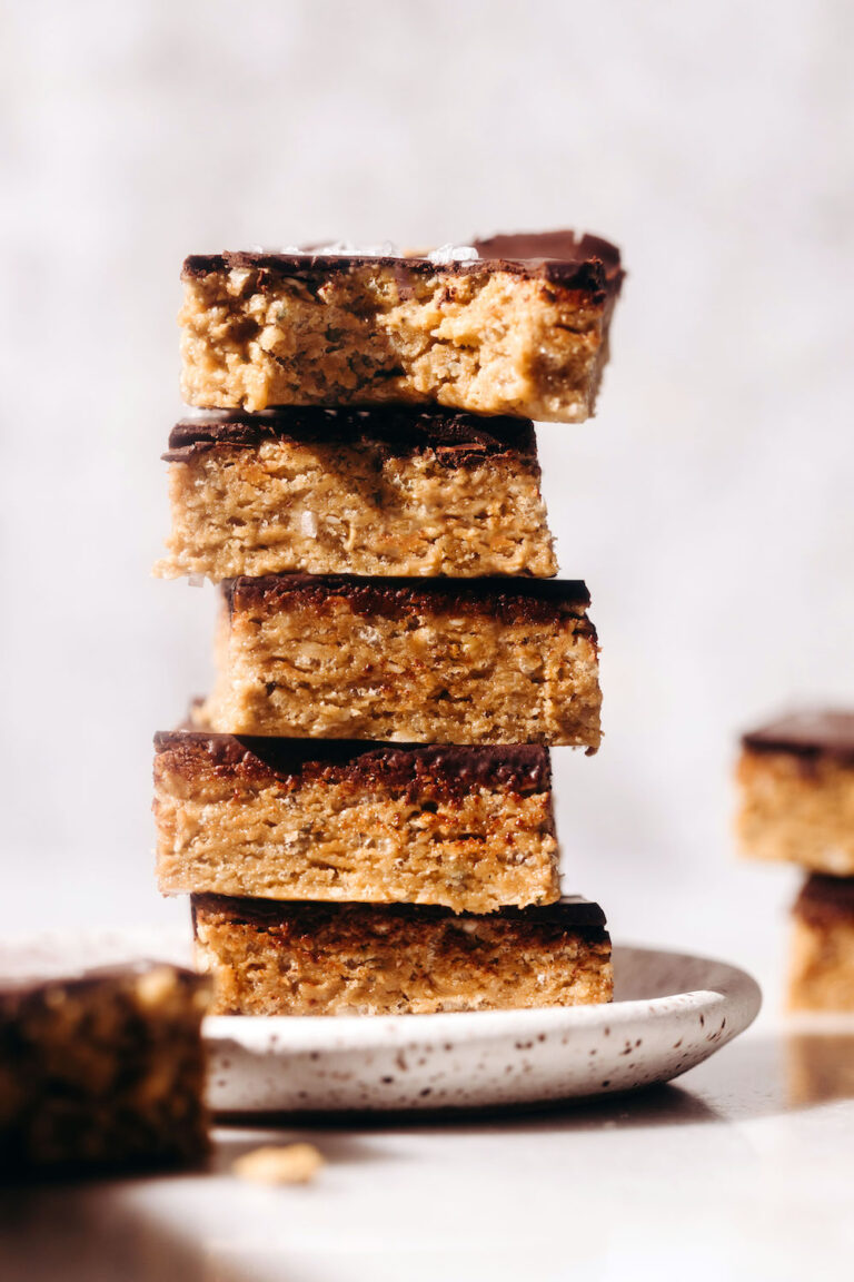 Protein Rice Crispy Treats (vegan) | Feasting on Fruit
