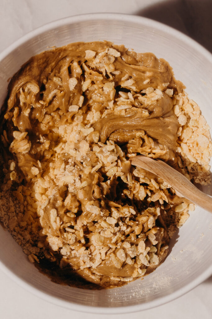 Protein Rice Crispy Treats (vegan) | Feasting on Fruit