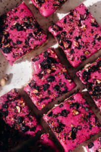 Blueberry Rice Crispy Treats (vegan + gluten-free) | Feasting on Fruit