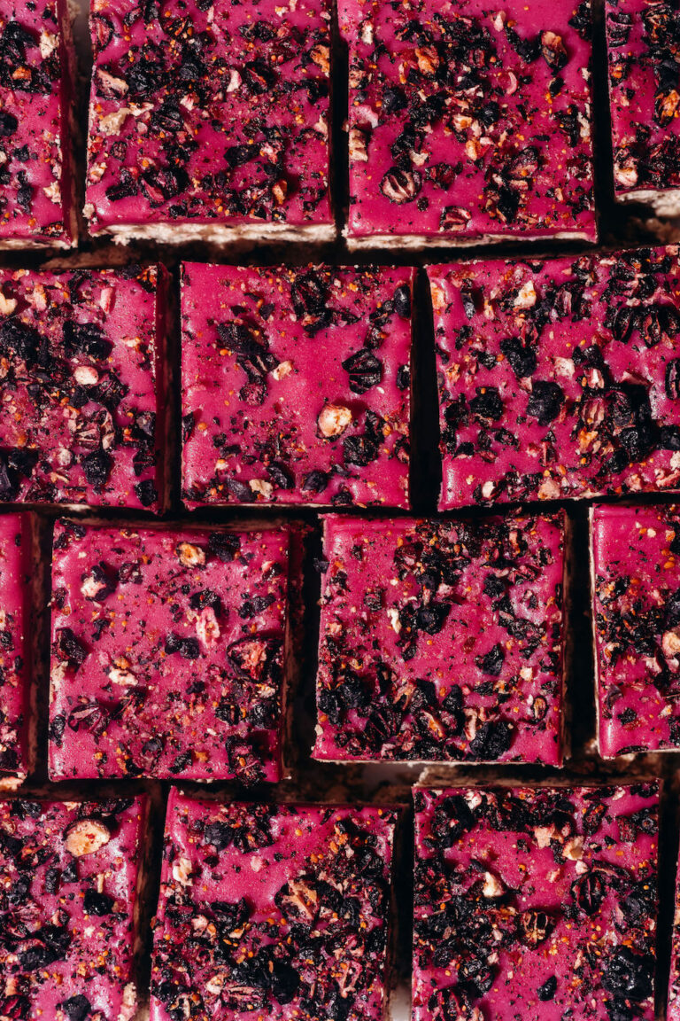 Blueberry Rice Crispy Treats (vegan + gluten-free) | Feasting on Fruit